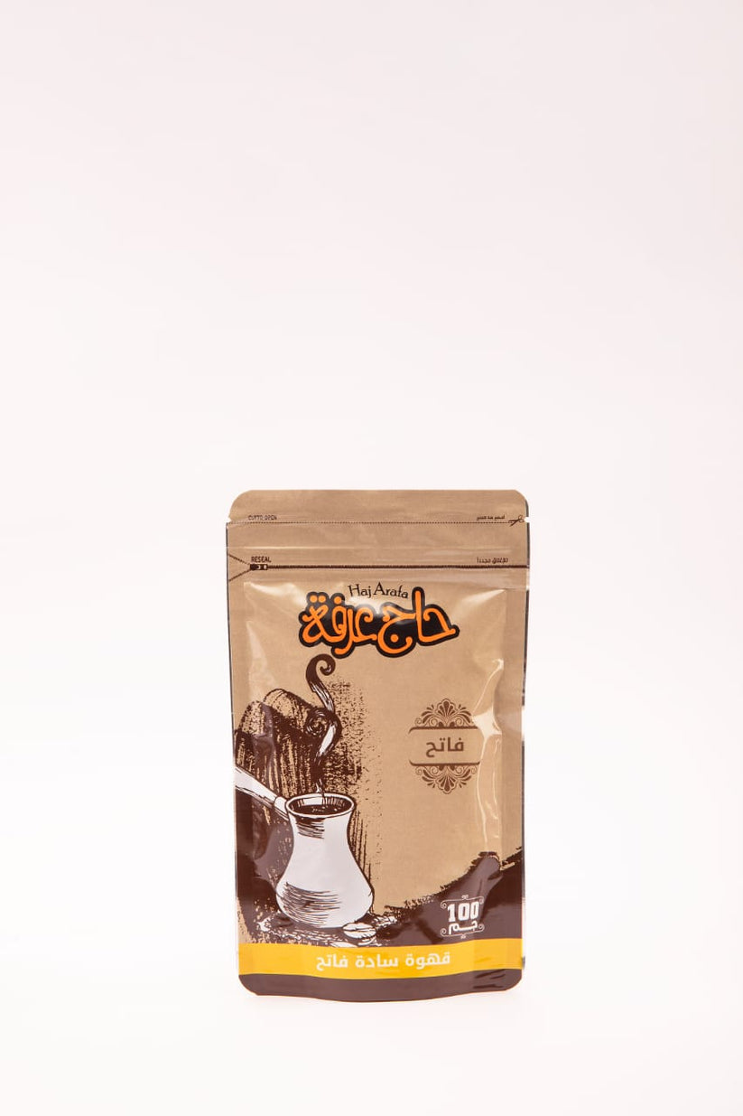 Light plain coffee 100GM- بن فاتح سادة – Haj Arafa